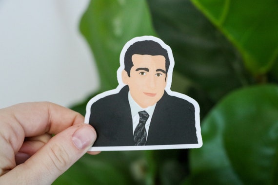 Michael Scott Michael Scott Sticker the Office Sticker | Etsy
