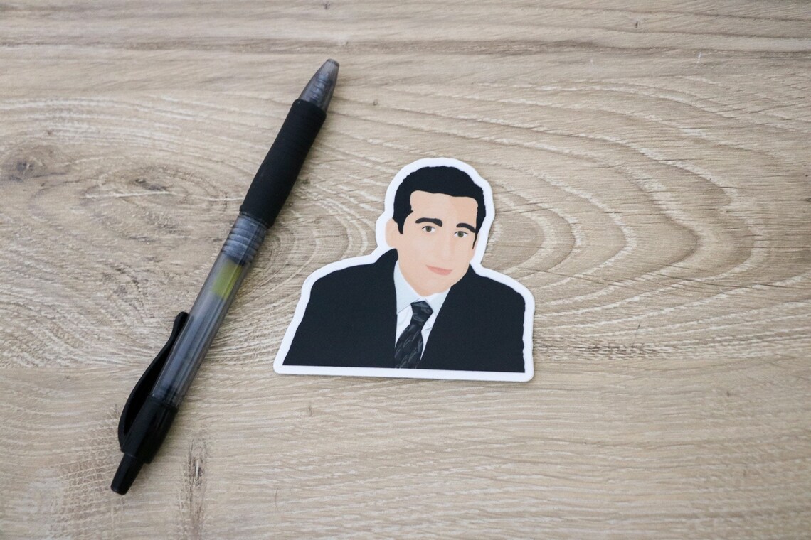 Michael Scott Michael Scott Sticker the Office Sticker - Etsy
