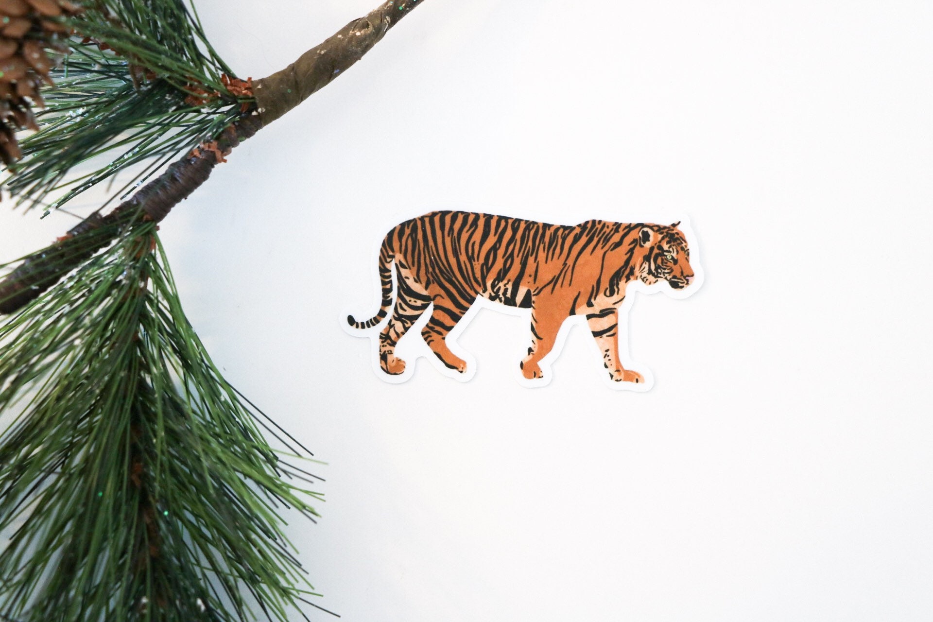 Tiger Tiger sticker animal sticker 3 sticker laptop | Etsy