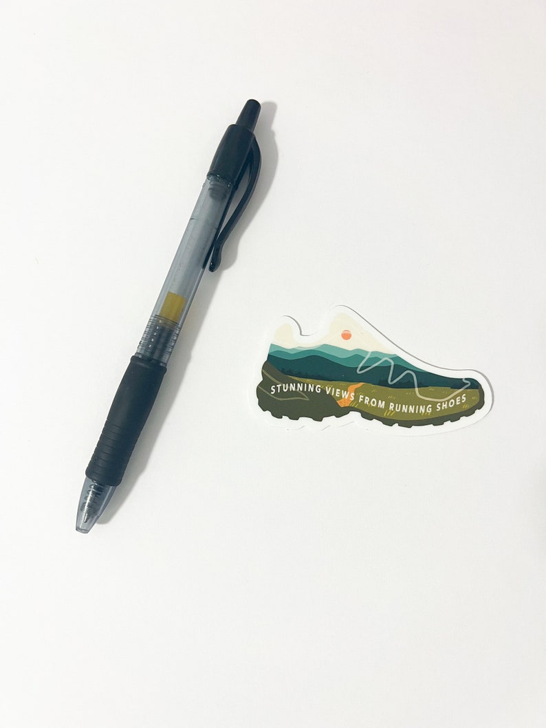 Running Sticker, Trail Running, Shoe Sticker, Mountain Sticker, Outdoor ...