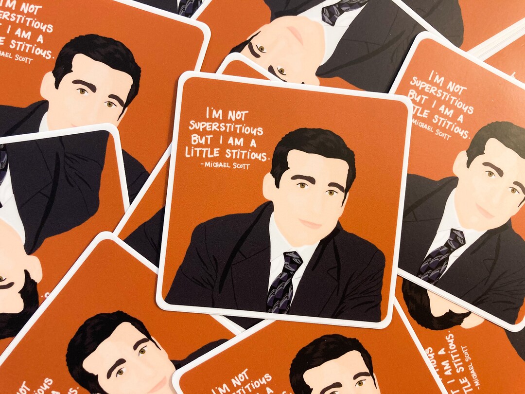 Michael Scott, Michael Scott Sticker, the Office Sticker, Vinyl Sticker ...