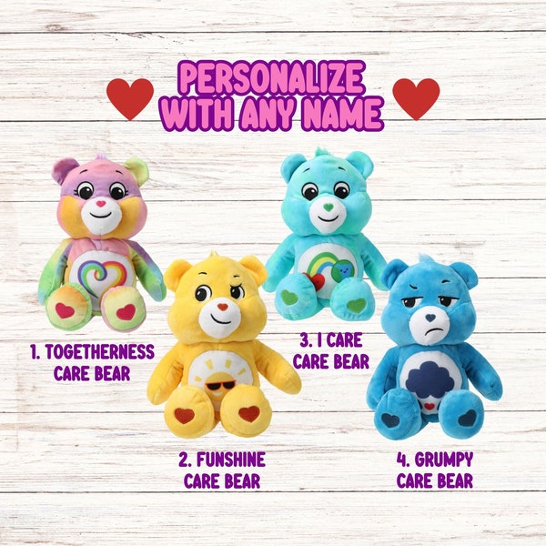 Care Bear Plush - Etsy