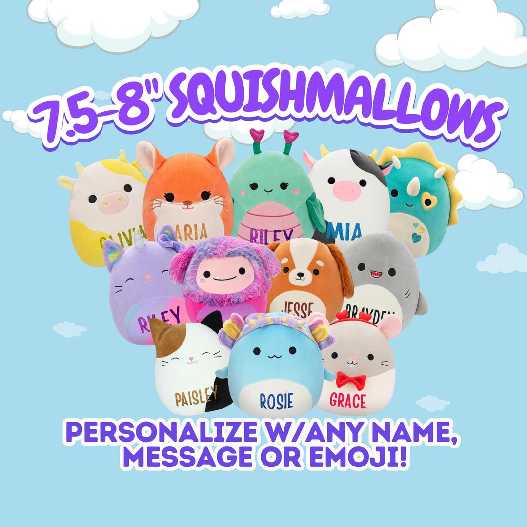 Squishmallows s 2025 Original 8-Inch Graduation Squad Plush Cow ...
