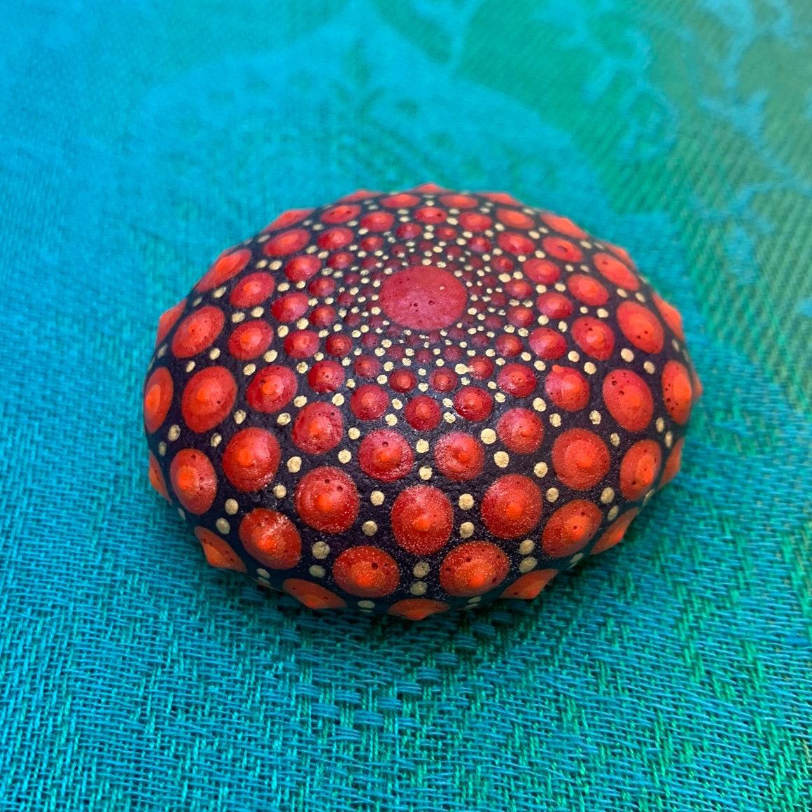Mandala Stone - Hand Painted - Etsy