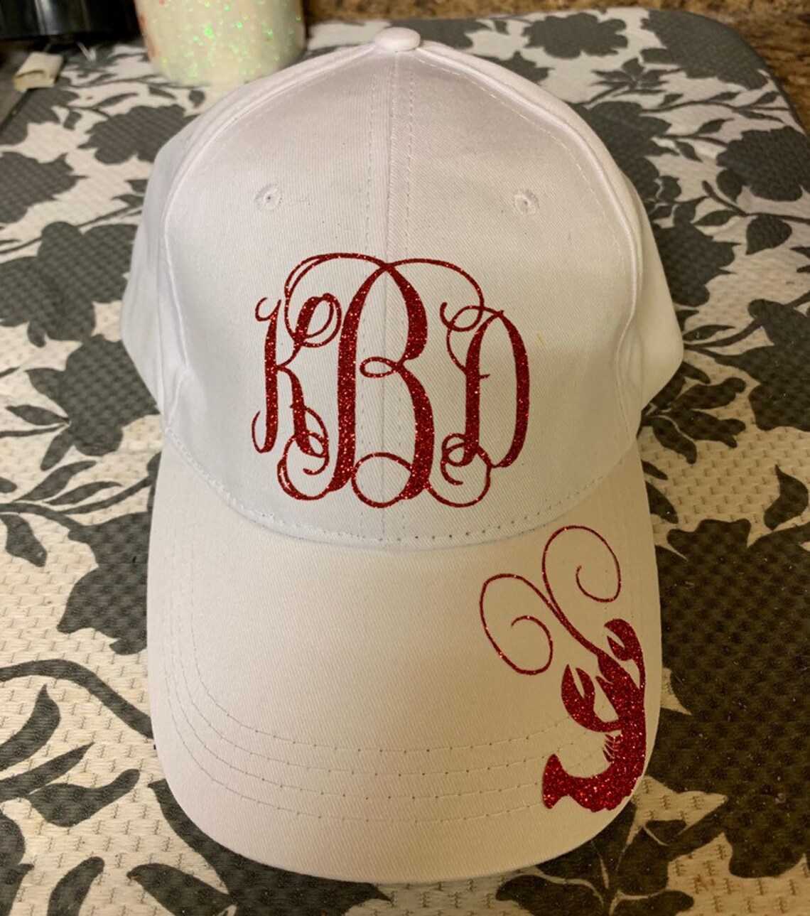 Monogram Crawfish Hat - Etsy