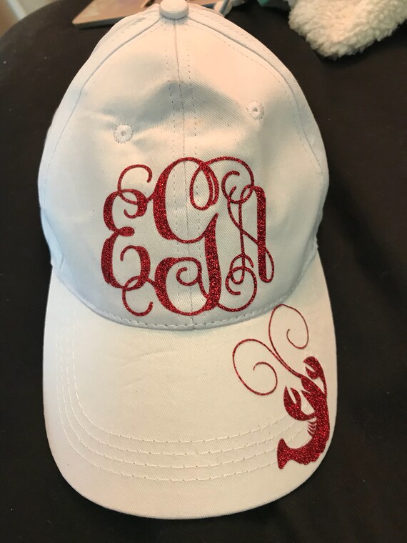 Monogram Crawfish Hat | Etsy