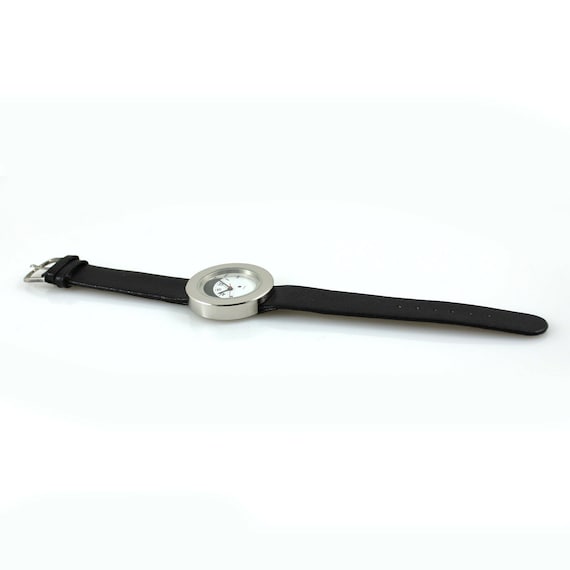 Vintage "Slip Disk" Quartz Wrist Watch by ACME Studio… - Gem