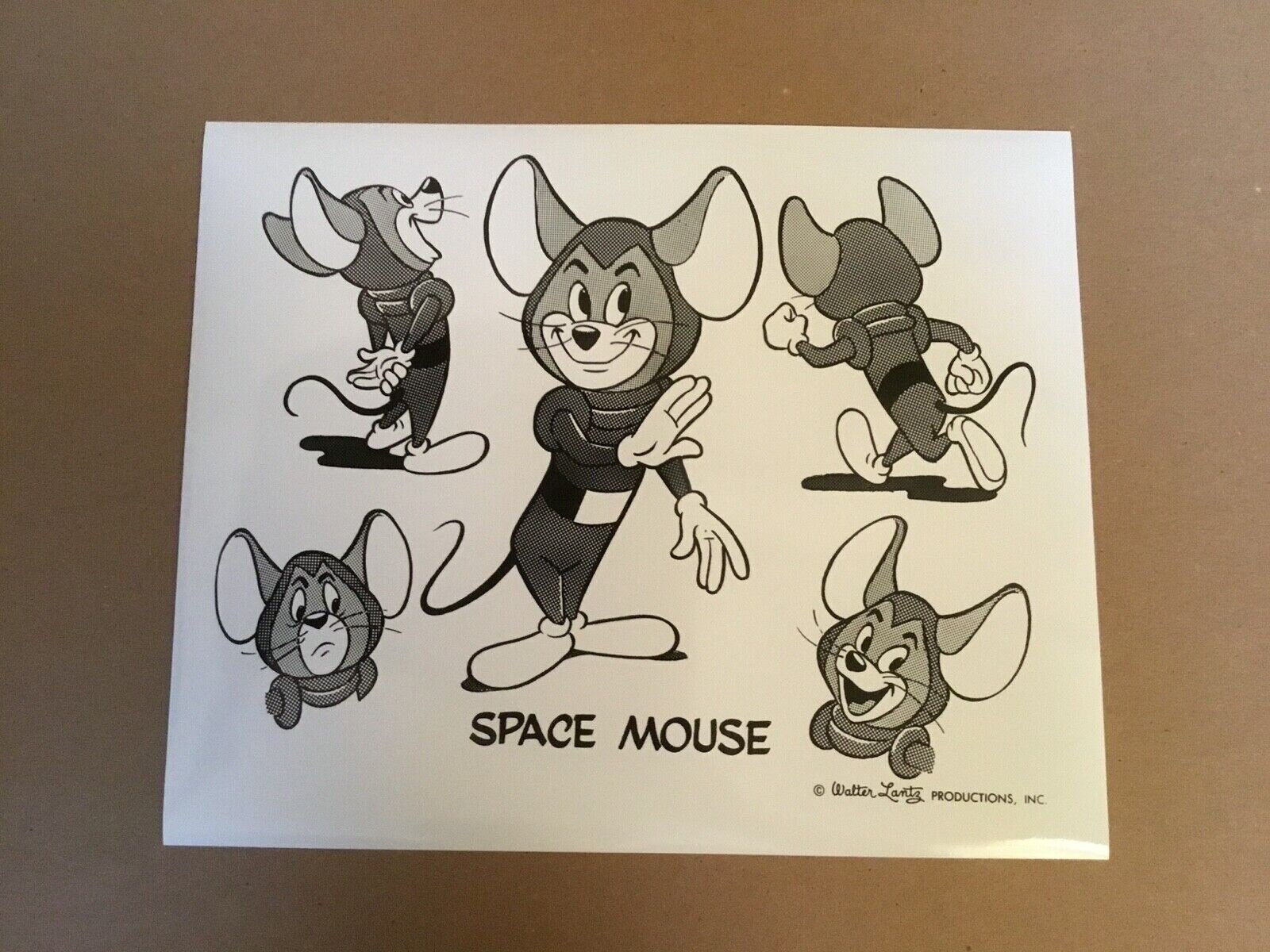 Vintage Walter Lantz Productions 8” X 10” Glossy Photo of Space Mouse ...