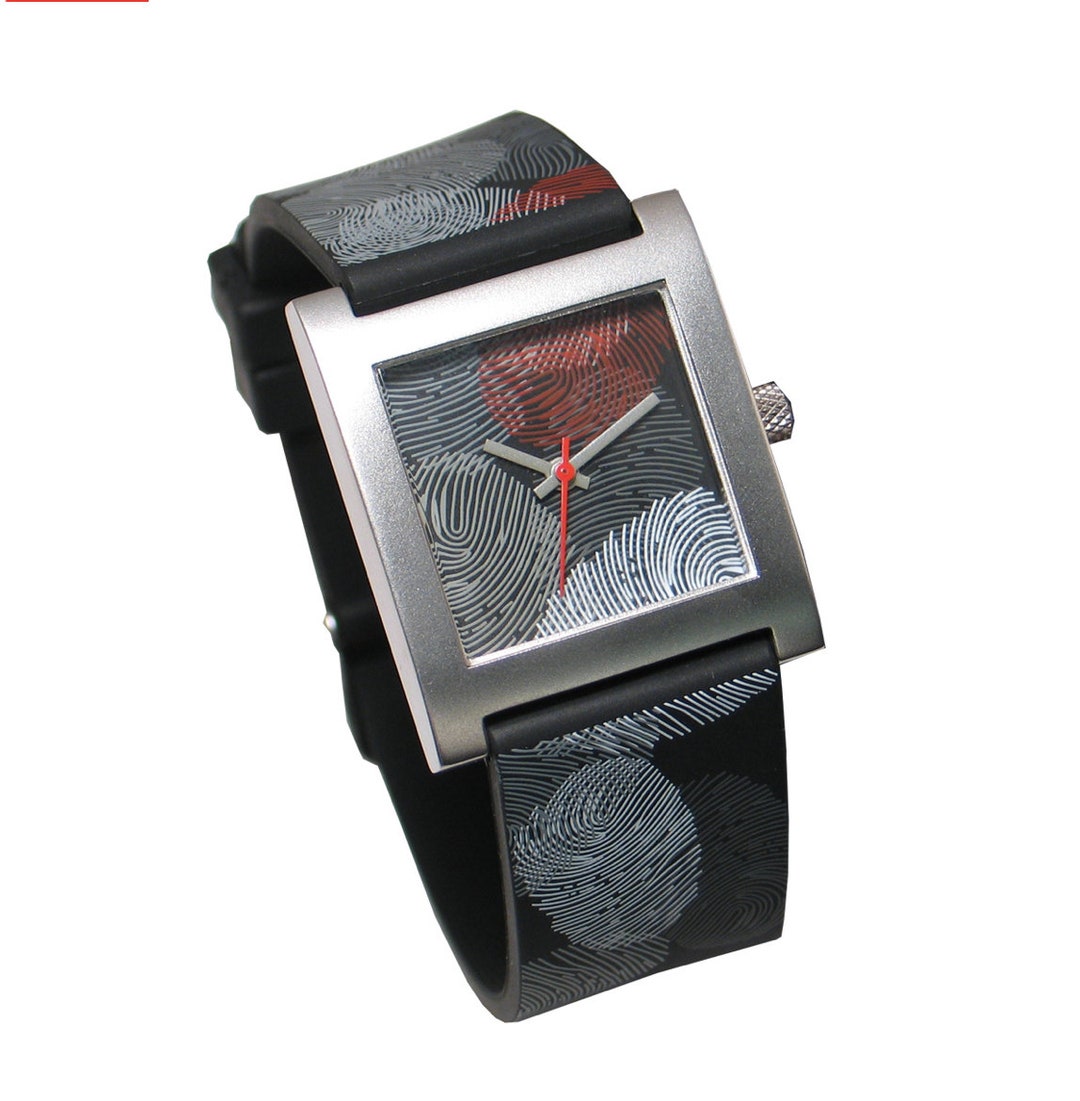 Vintage ACME Studio "fingerprints" Quartz Wrist Watch by Arciteft JAMES WINES New - Etsy