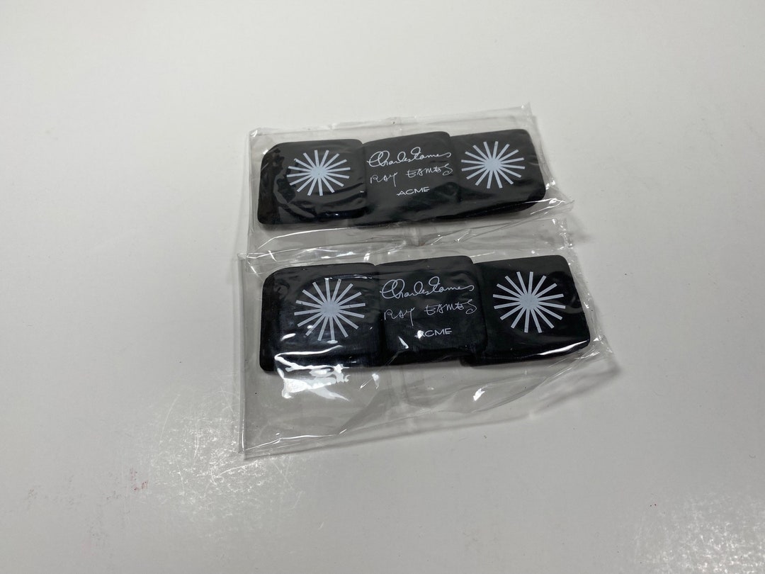 ACME Studio Charles & Ray Eames Rubber Erasers Set of 6 Pcs. - Etsy