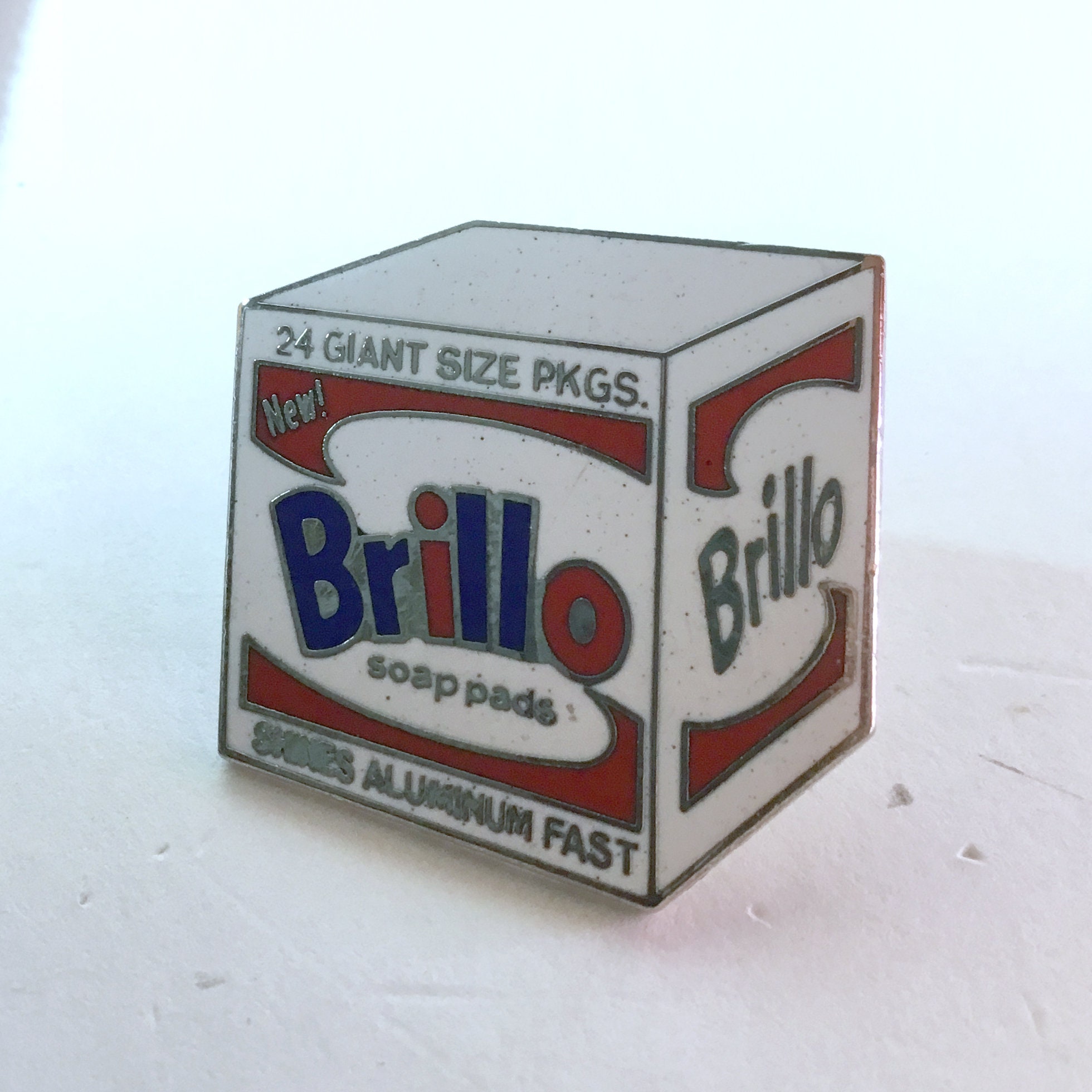 Vintage Andy Warhol "brillo Box" Brooch by ACME Studio NEW - Etsy