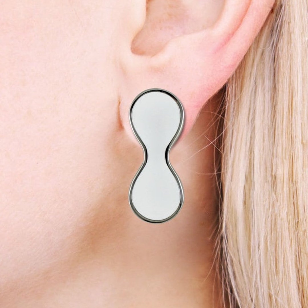 ACME Studio "body - White" Earrings by Karim Rashid & Adrian Olabuenaga ...