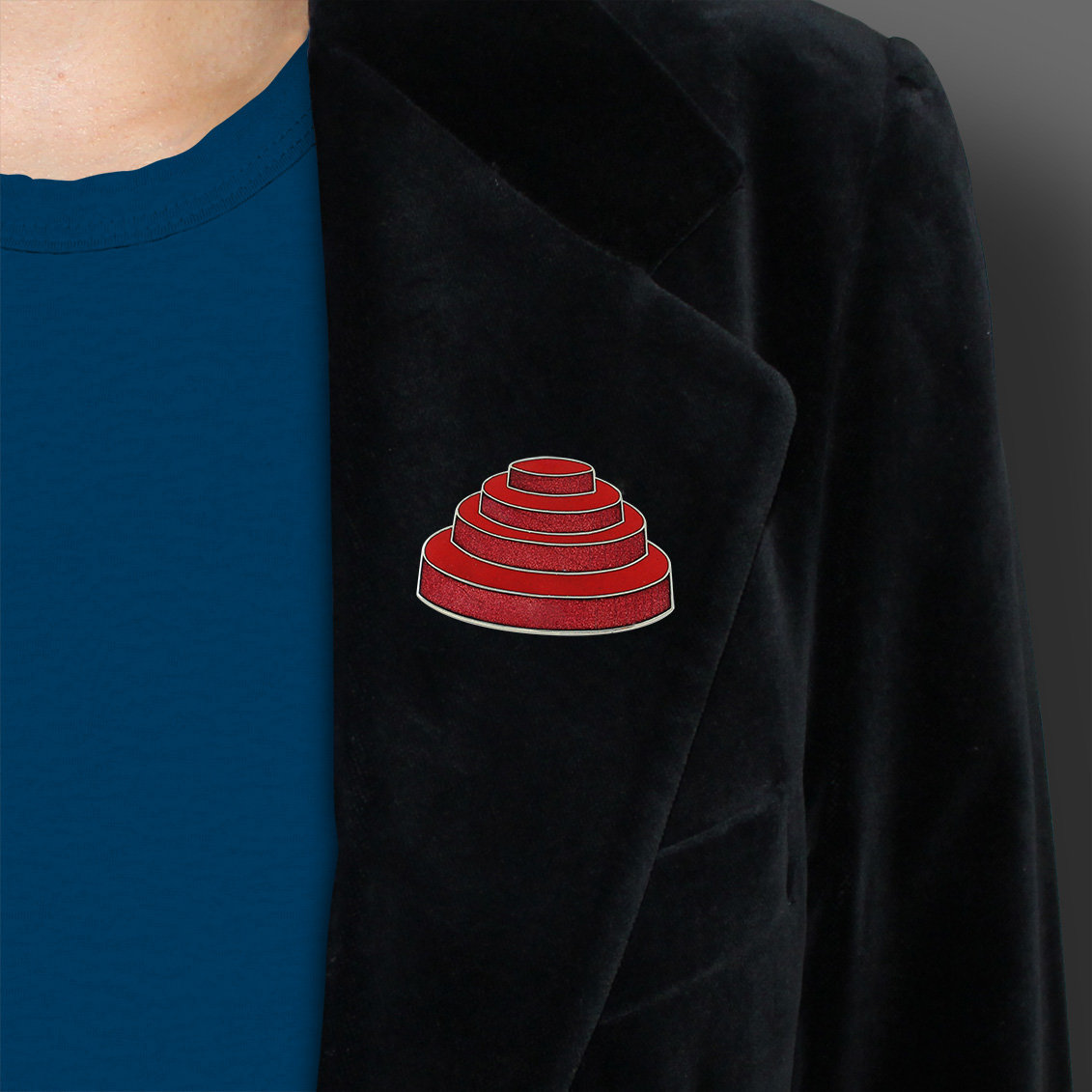 Vintage ACME Studio DEVO "energy Dome Hat” Enamel Brooch by Bassist ...