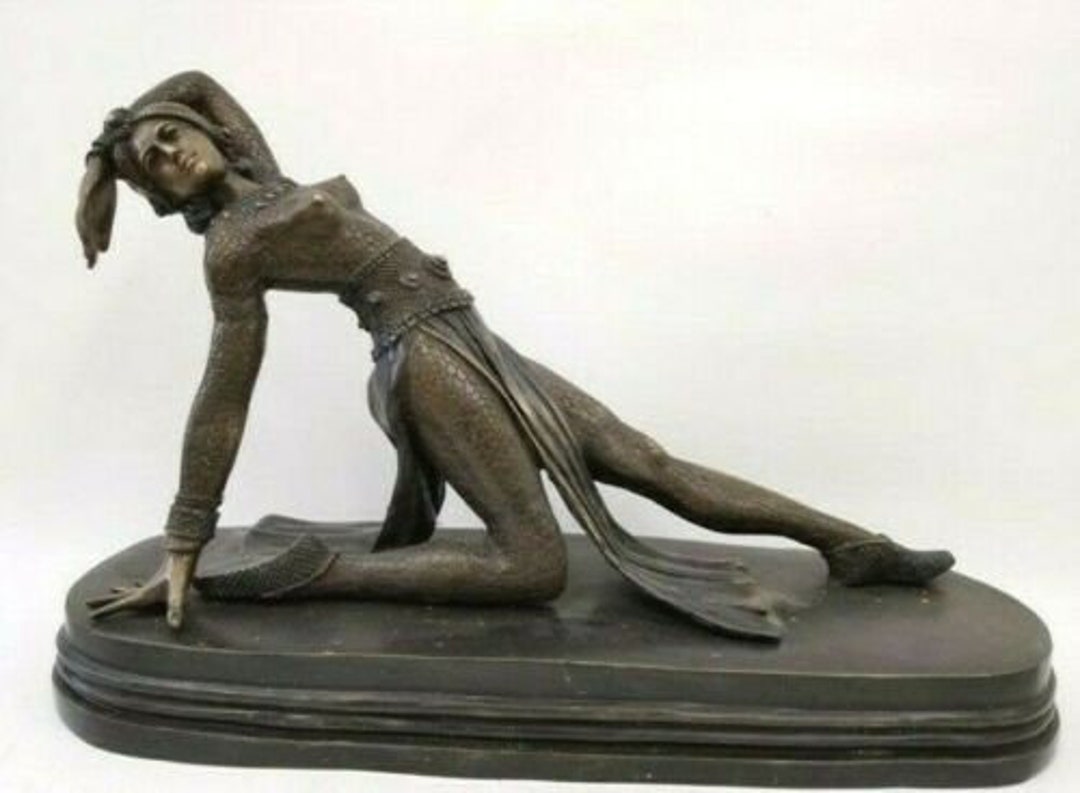 Large Art Deco Style Bronze 14 X 22 E. Epple - Etsy