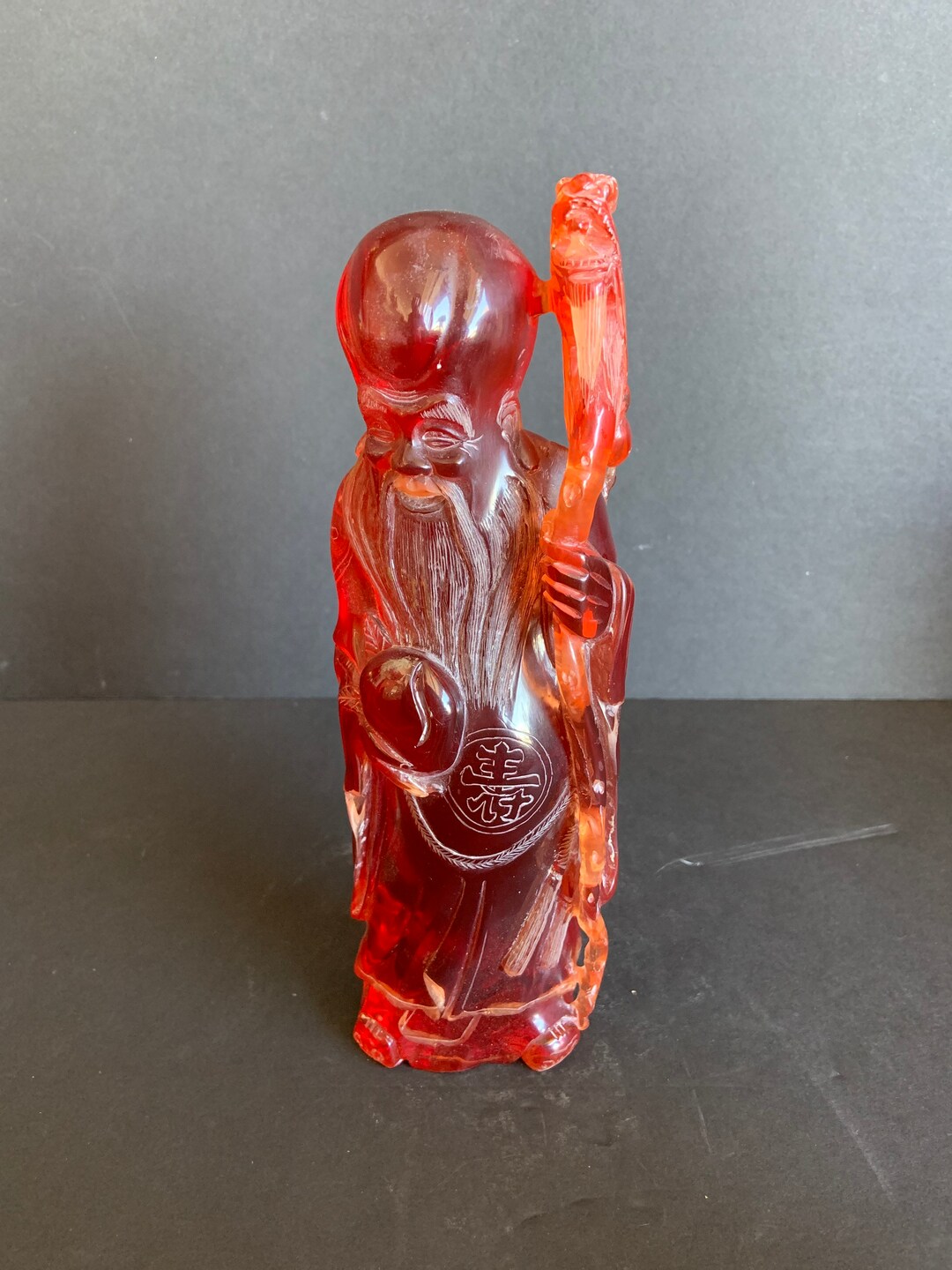 Antique Chinese Amber Carved Figurine of Man 11 - Etsy