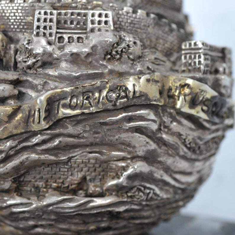 Awesome Ben Zion Style Sterling Silver Jerusalem Sculpture - Etsy