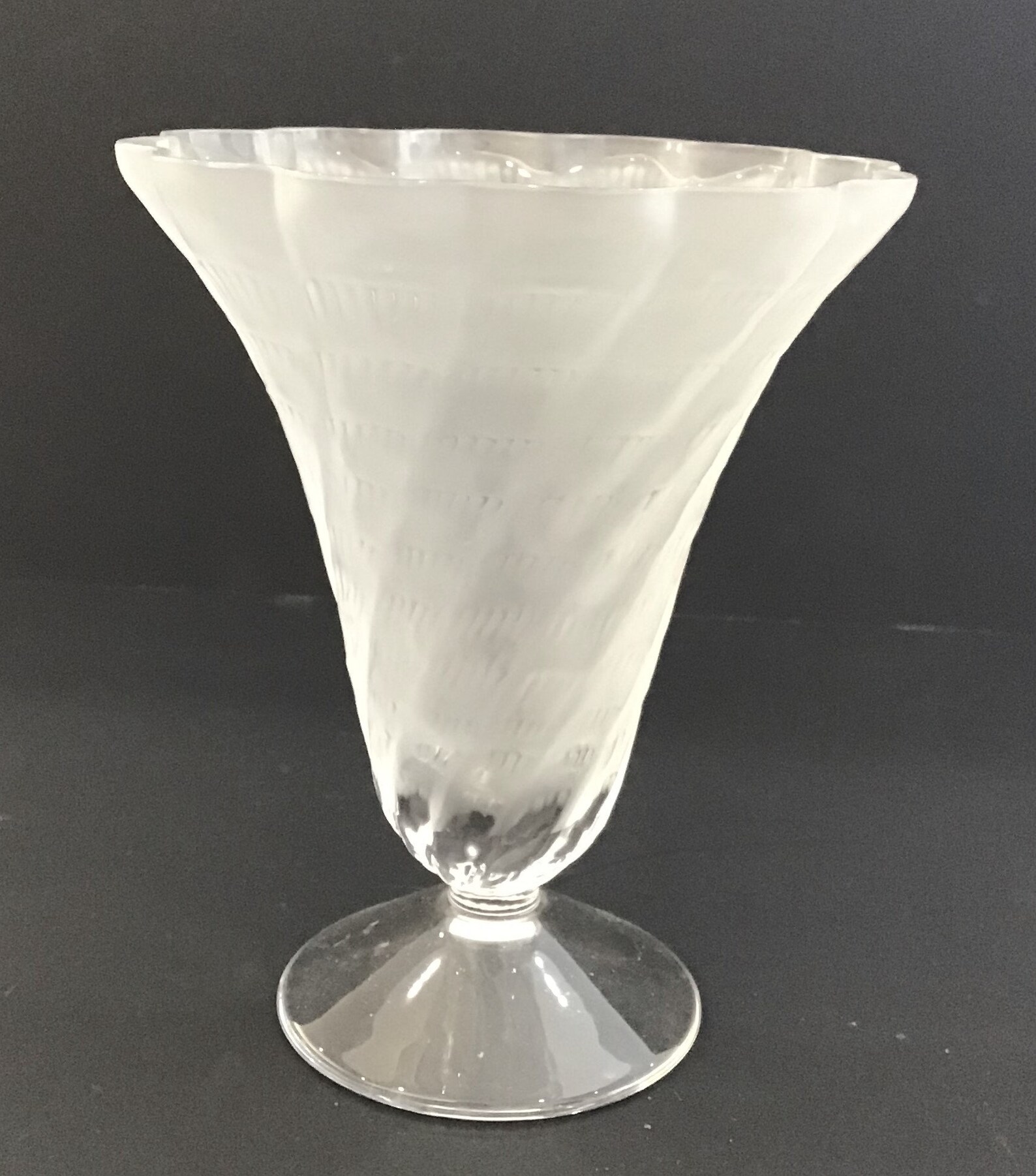 Lalique Crystal Glass Parfait Glass - Etsy