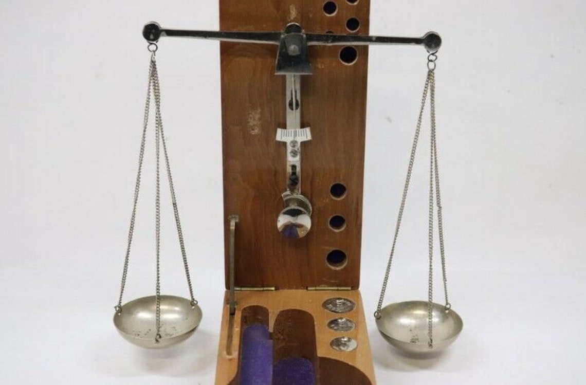 Vintage German Gold Scale - Etsy
