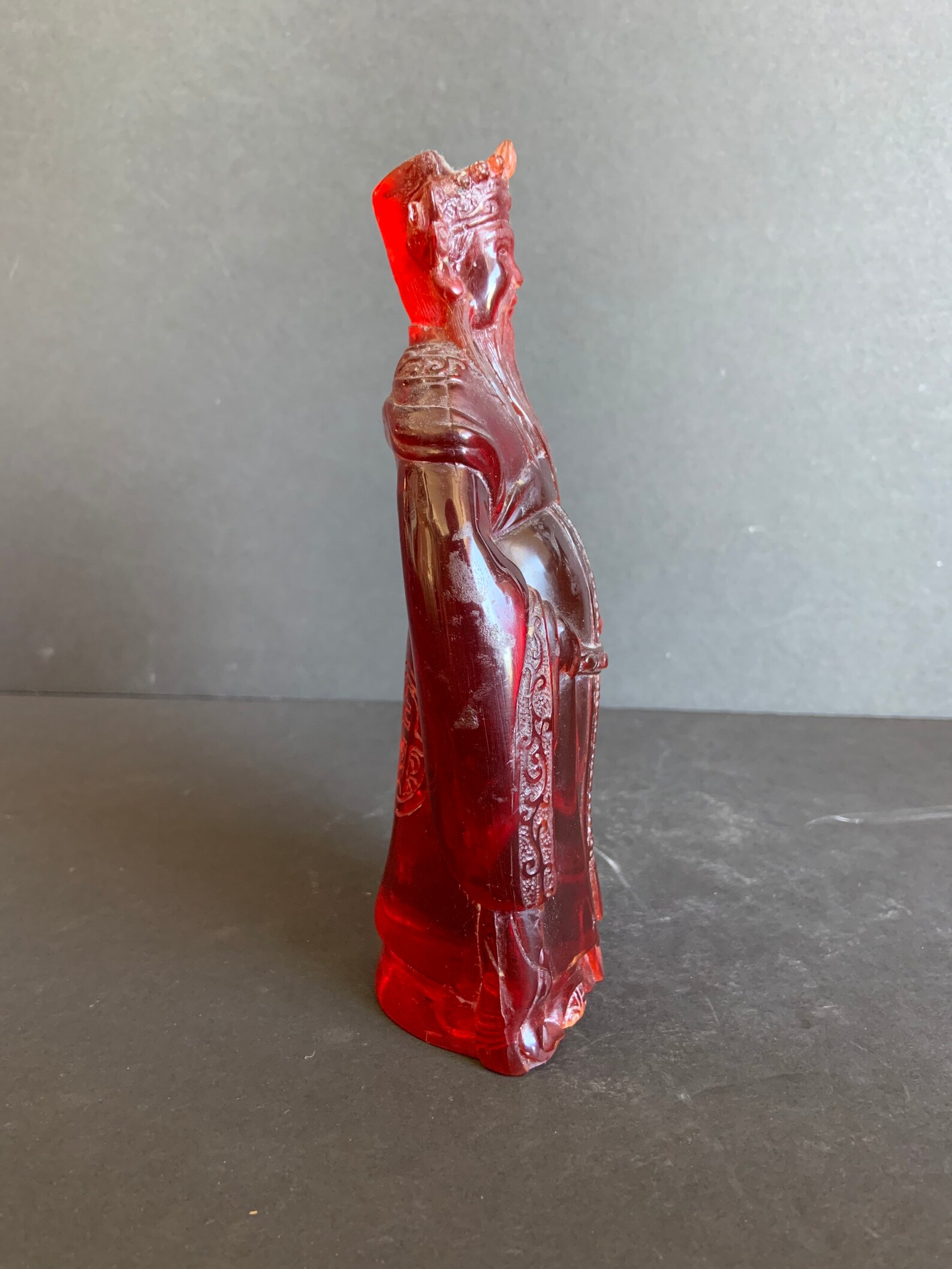 Antique Chinese Amber Carved Figurine of Man 7.5 - Etsy UK