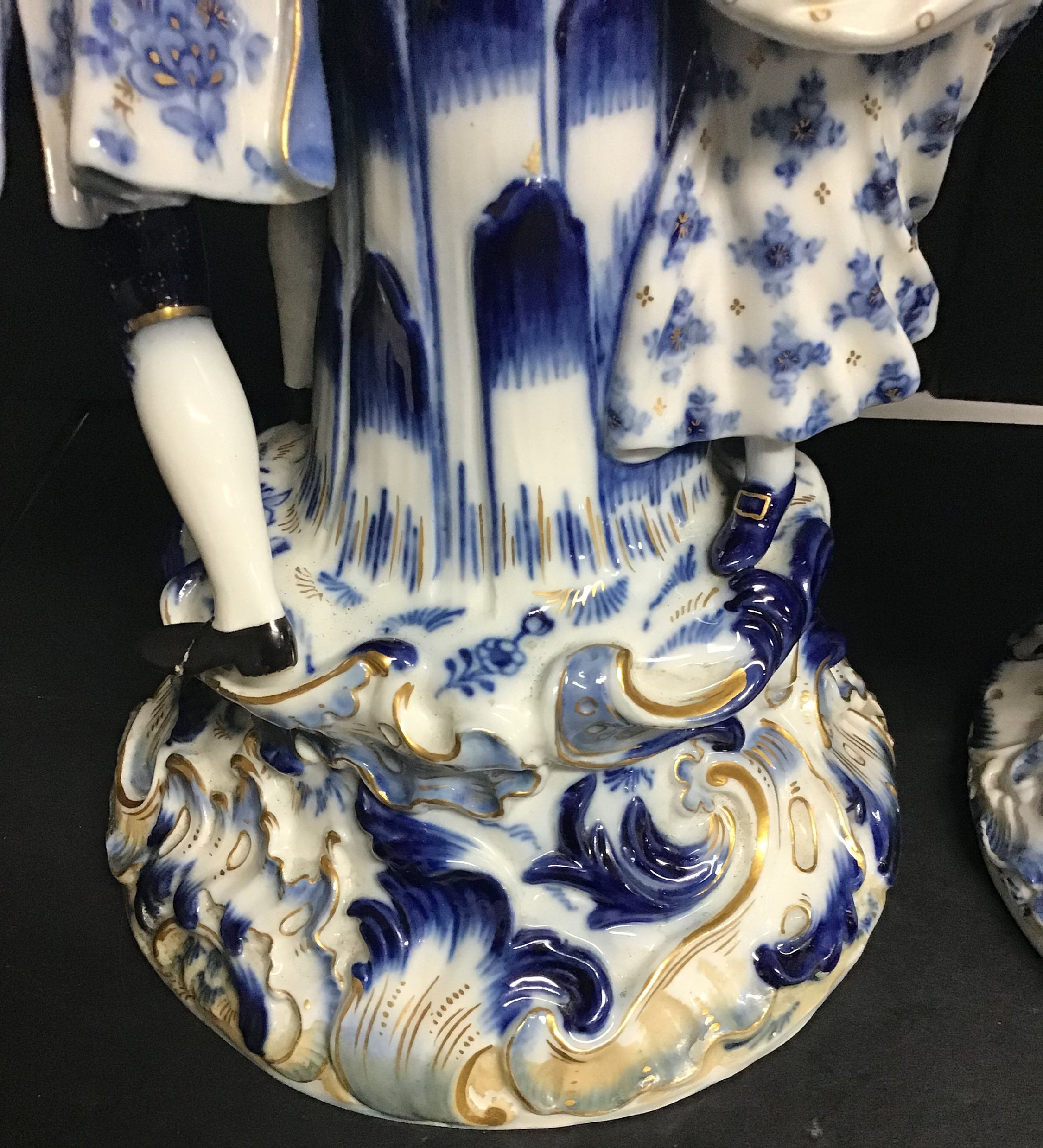 Pair of Vintage Meissen Porcelain Blue and White Massive | Etsy