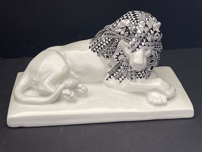 Seltener Hugo Boss Meissen Big Five Weiße Resin Löwen Figur - Etsy.de