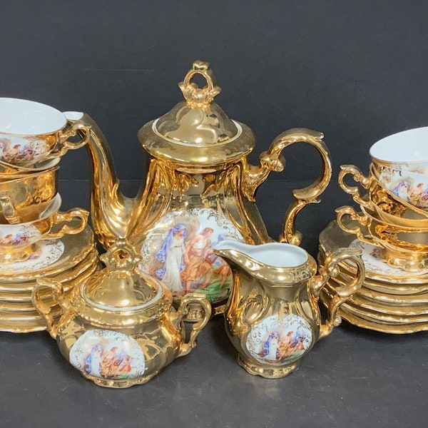 Bavaria Gold Tea Set - Etsy
