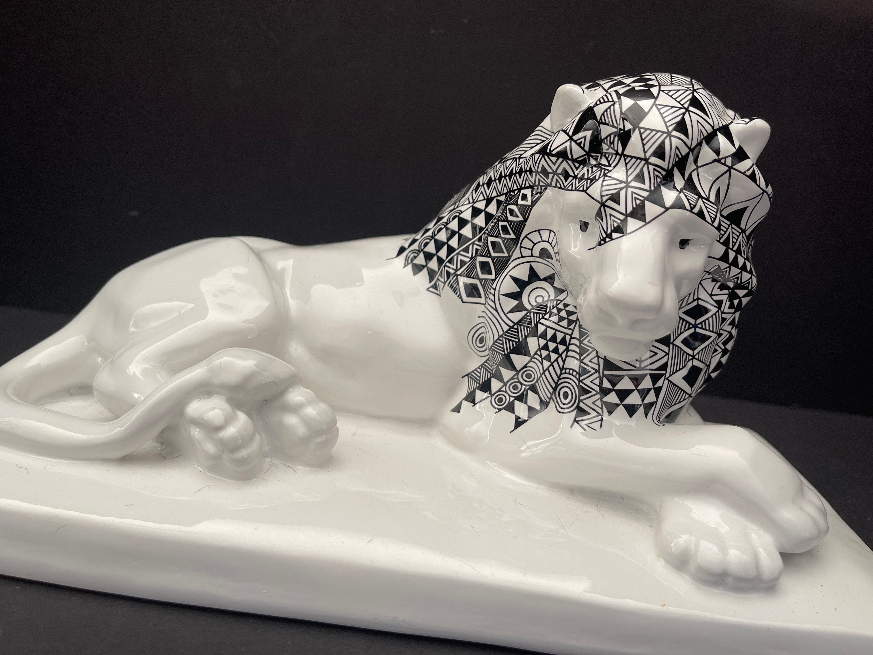 Seltener Hugo Boss Meissen Big Five Weiße Resin Löwen Figur - Etsy.de