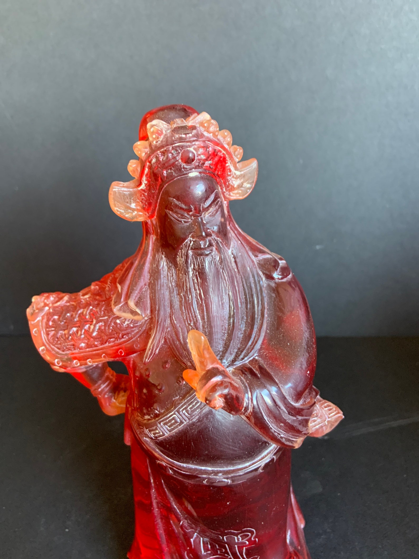 Antique Chinese Amber Carved Figurine of Warrior Man 7 - Etsy