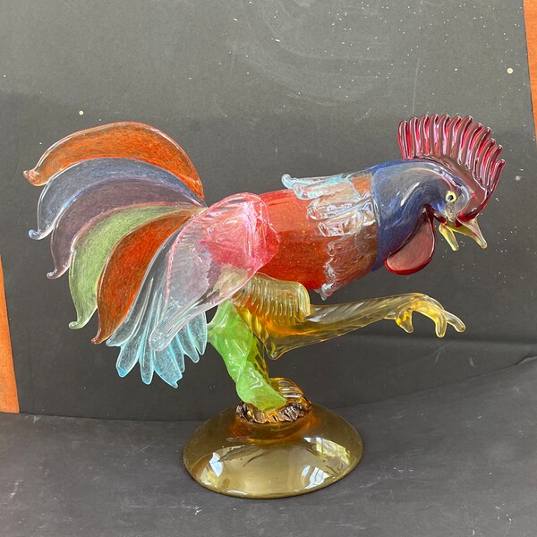 Shop Murano Glass Rooster - Etsy