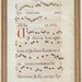 Large Framed 17th Century Antiphonal Music Sheet - Etsy