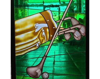Stained Glass Golf Club - Etsy