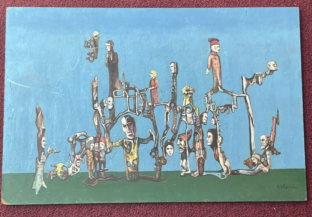 Nathaniel Reich Original Oil Painting on Board 16 X - Etsy