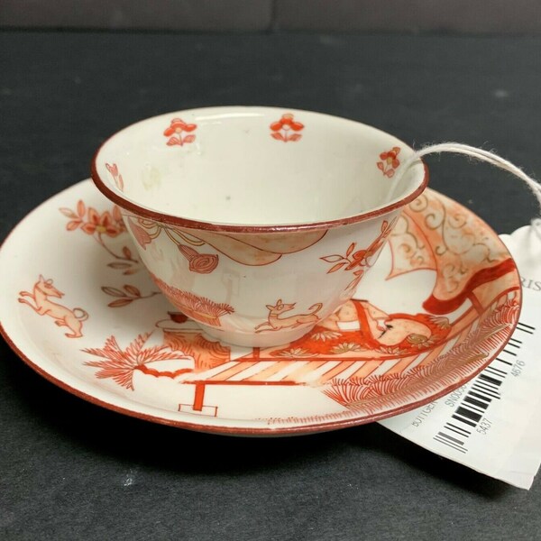 Asian Tea Cup and Saucer - Etsy