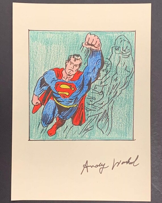 Superman Pop Art Andy Warhol