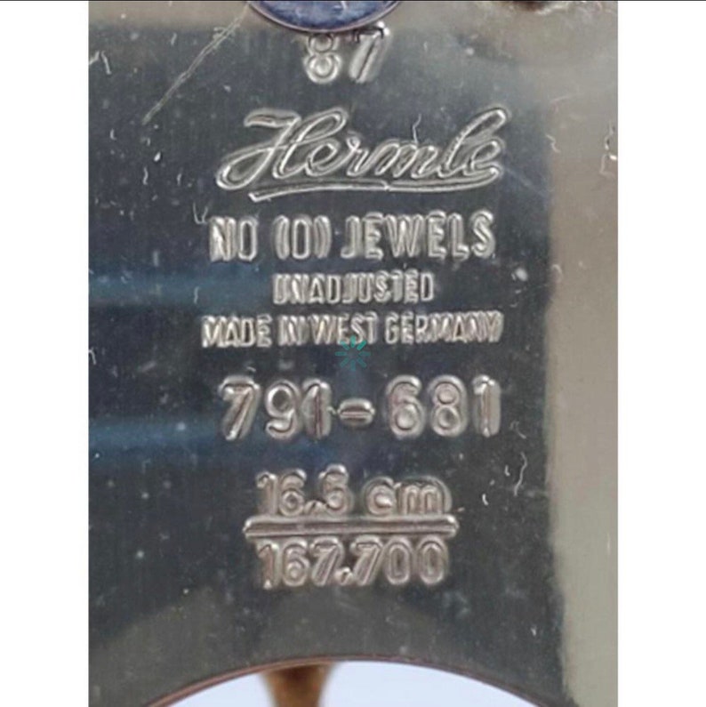 Benchmark West Germany Clock Brass and Glass Case - Etsy