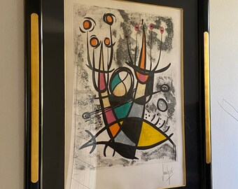 Joan Miro Original Signed Lithograph Hand Number Limited Ed. - Etsy