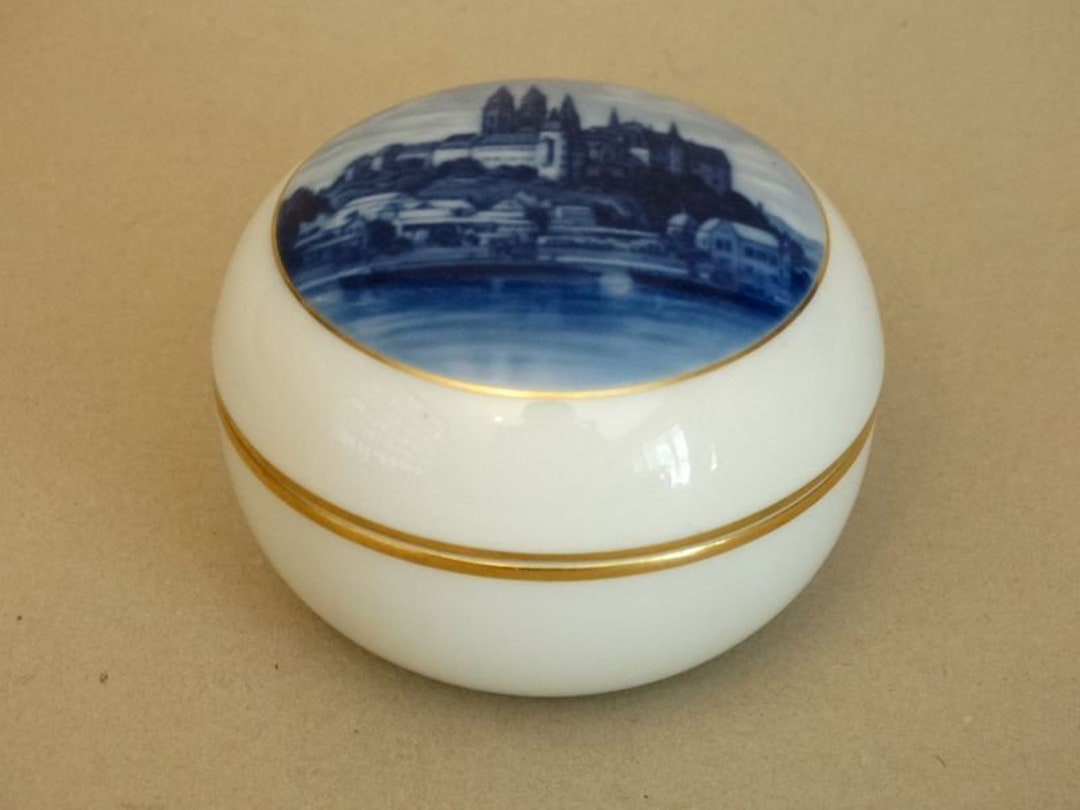 Meissen Germany Porcelain Round Box 3.5 Diam - Etsy