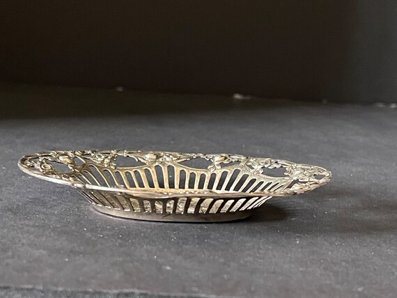 Antique Sterling Silver 925 Ring Tray / Trinket Dish … - Gem