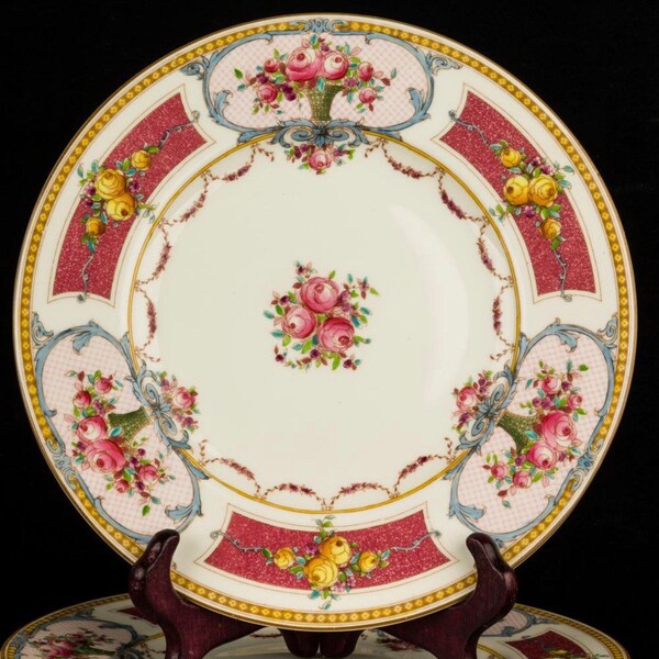 Royal Worcester Antique Plate - Etsy