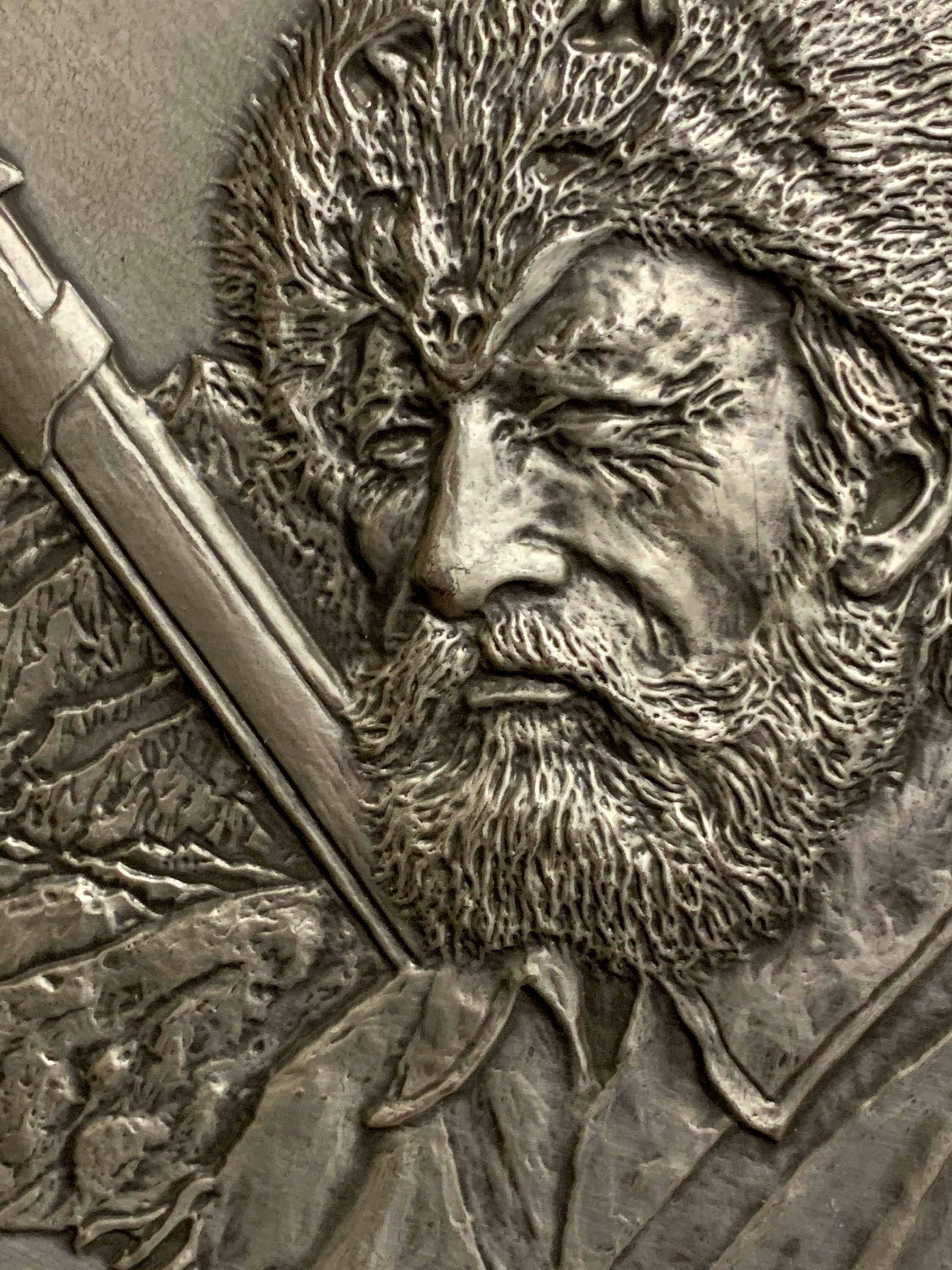 Gordon Phillips Western Silver Relief Escultura El | Etsy