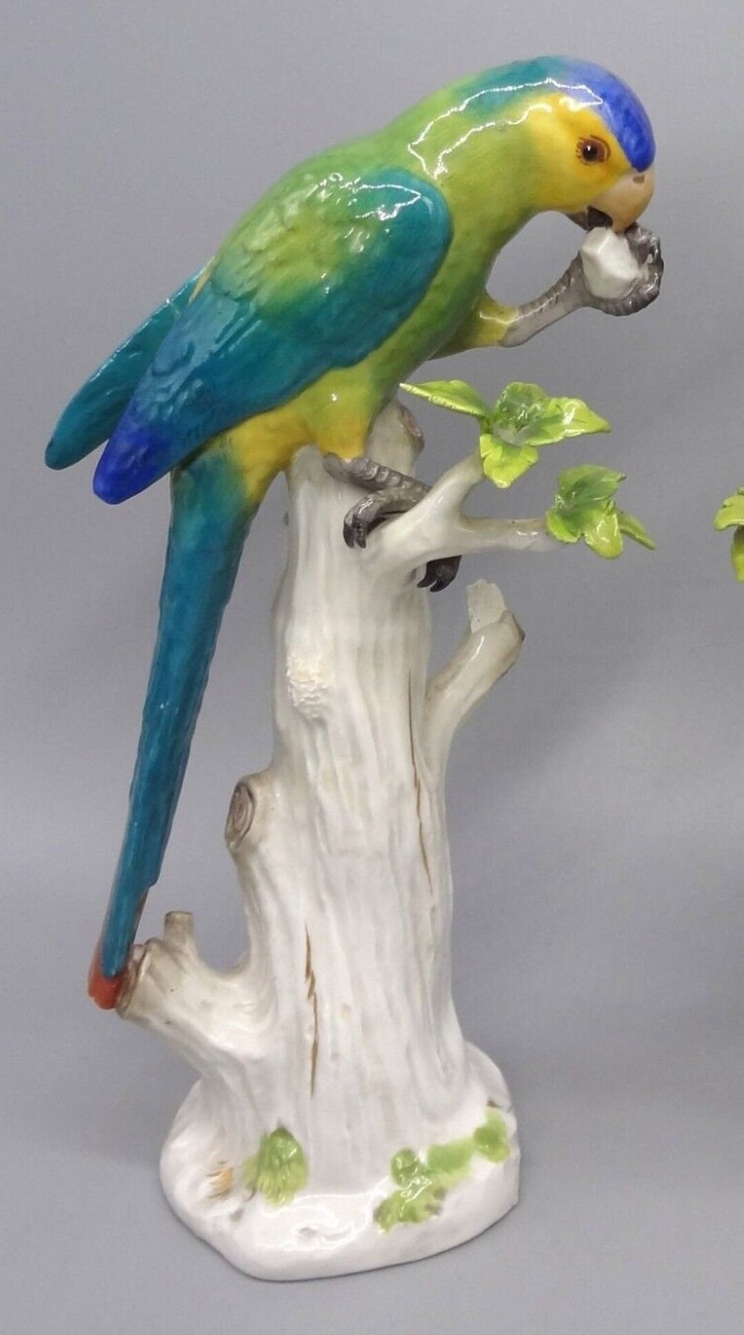 19th Century Meissen Porcelain Parrot, Bird 11 H - Etsy