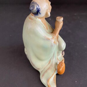 Porcelain Chinese Man Drinking Tea - Etsy