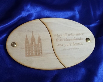 Lds Temple Name Holder - Etsy