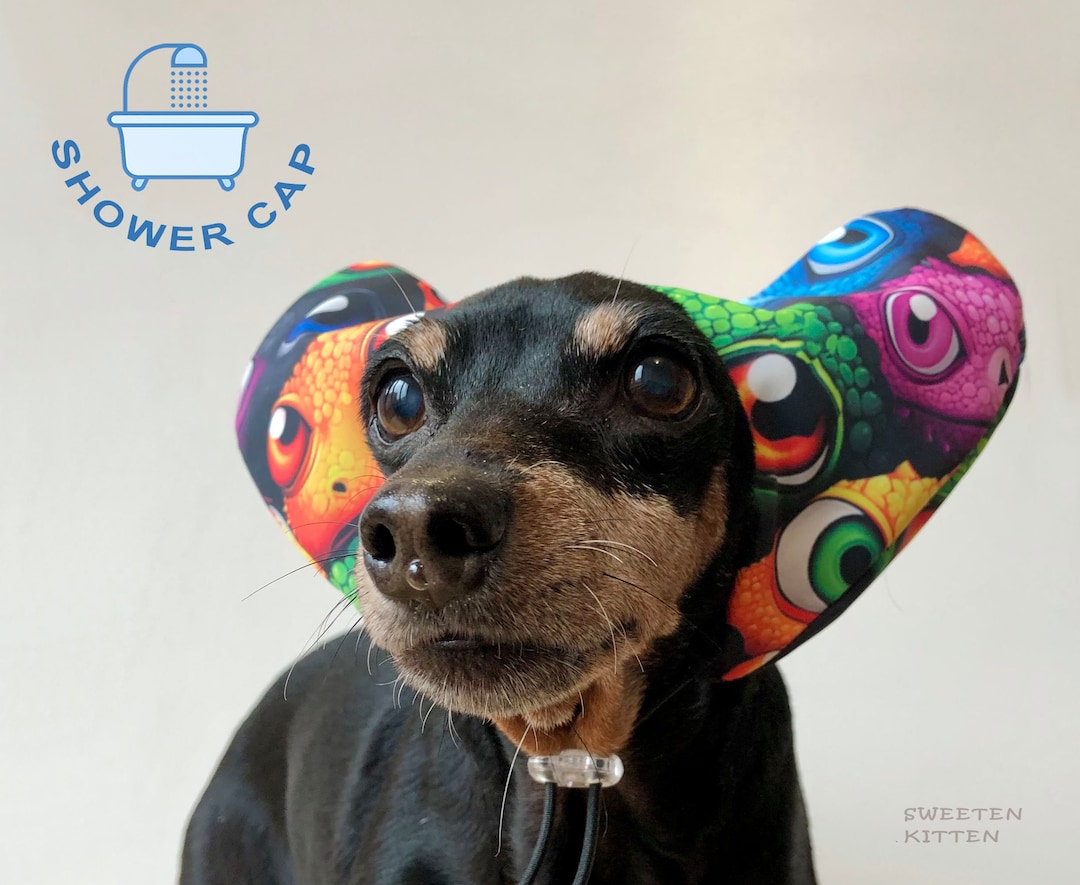 Dog Shower Cap: Waterproof Nylon Pet Bathing Ear Protection, Puppy ...
