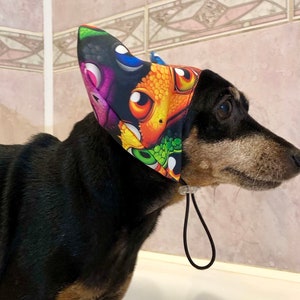 Colorful Dog Shower Cap: Puppy Grooming Bath Accessory, Waterproof ...