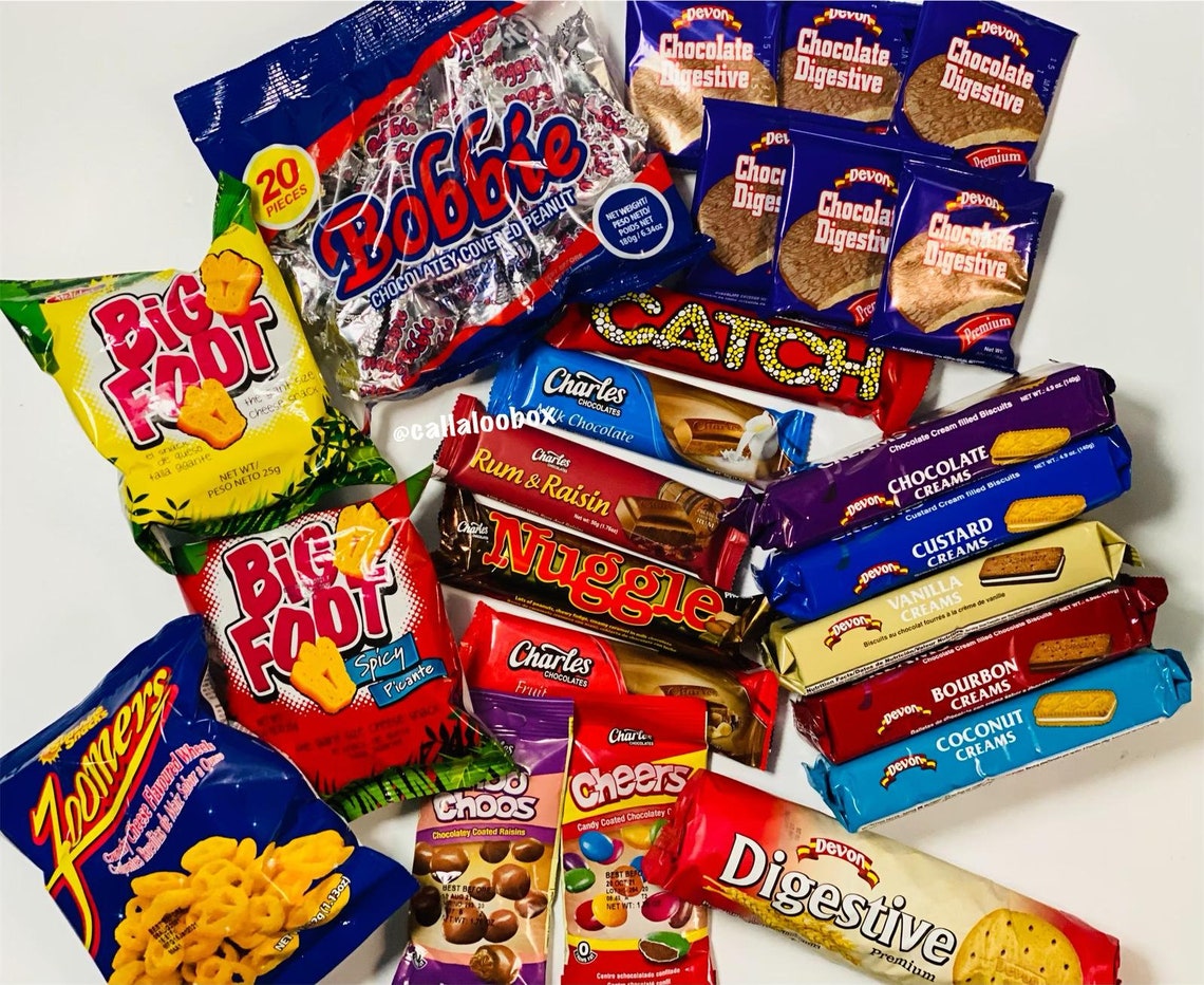 The Regular Trinidad & Tobago Snack Box By Callaloo Box | Etsy