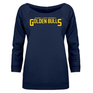 Johnson C. Smith University Flock Off-shoulder Shirt womens - Etsy