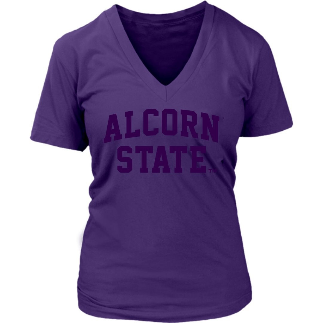 Alcorn State University Tone-on-tone Tshirt womens - Etsy