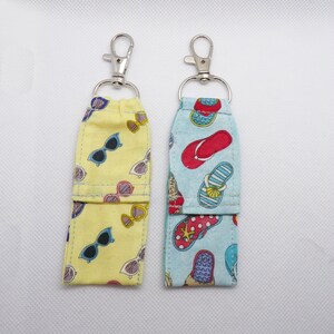 BANDANA Chapstick Holder, Closed Top Lip Balm Keychain Fob, Western ...