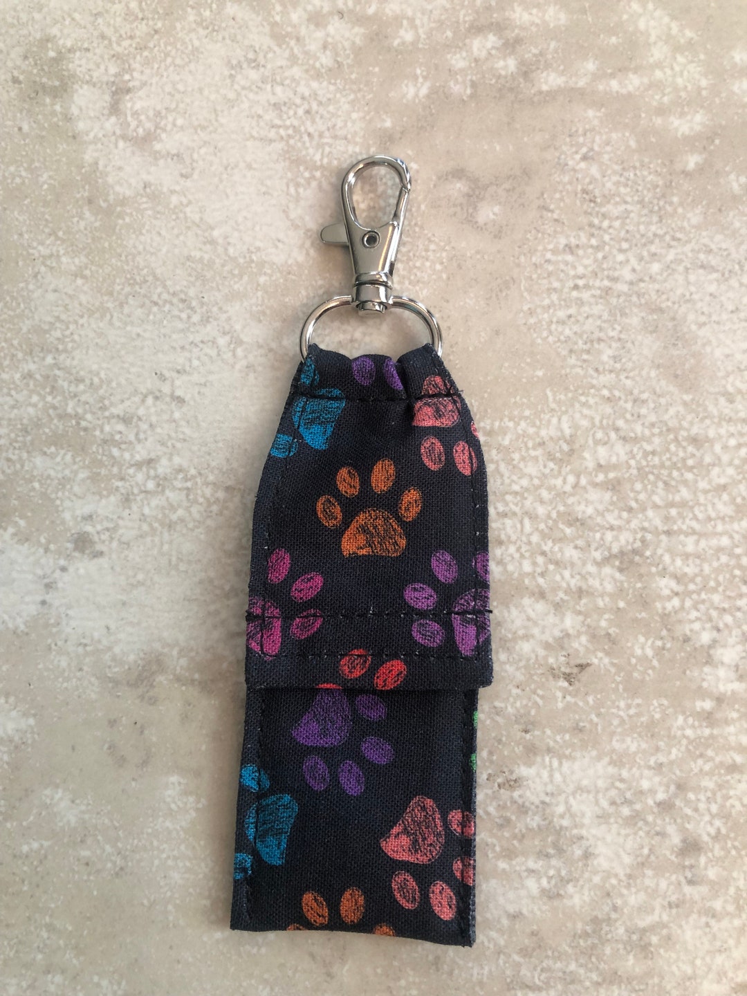 FUR BABY Closed-top Chapstick Holder, Lip Balm Keychain, Crazy Cat Lady ...